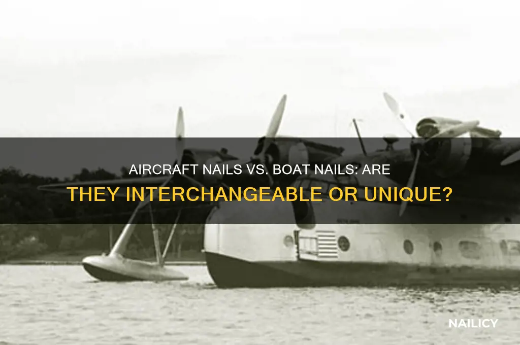 Aircraft Nails Vs. Boat Nails: Are They Interchangeable Or Unique ...