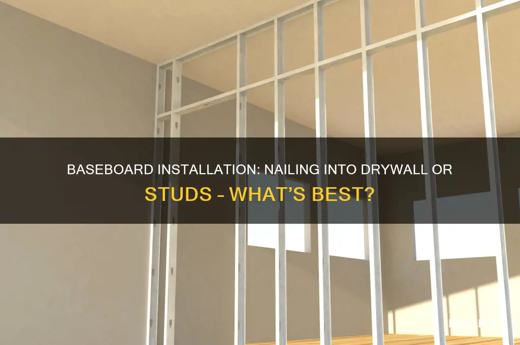 Baseboard Installation: Nailing Into Drywall Or Studs – What’S Best ...