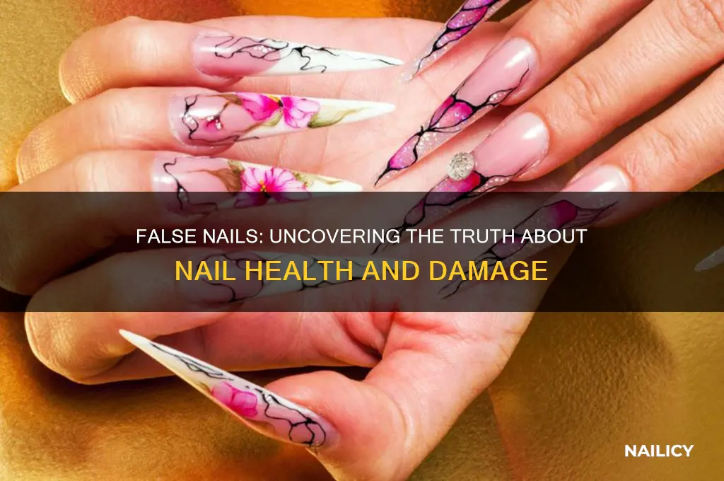 False Nails: Uncovering The Truth About Nail Health And Damage | Nailicy