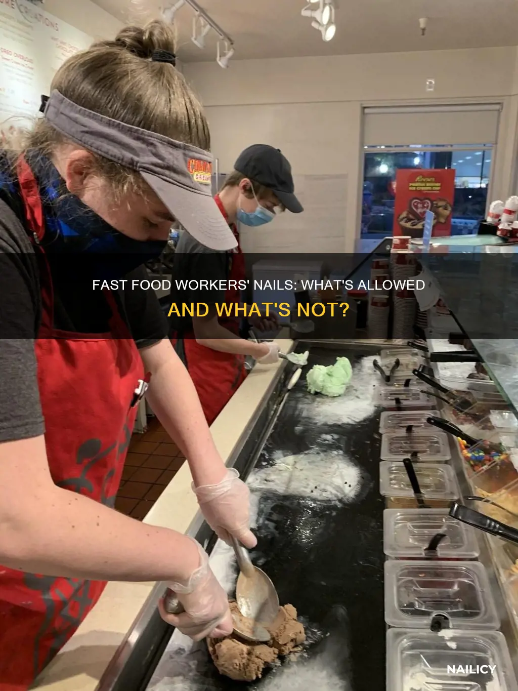 Fast Food Workers' Nails: What's Allowed And What's Not? | Nailicy