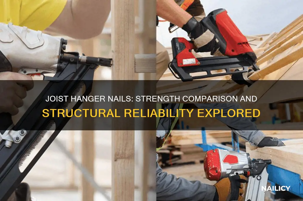 Joist Hanger Nails: Strength Comparison And Structural Reliability ...