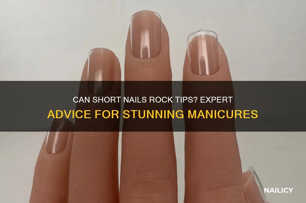 Can Short Nails Rock Tips? Expert Advice For Stunning Manicures | Nailicy