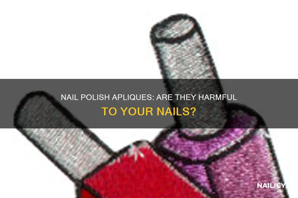 Nail Polish Apliques: Are They Harmful To Your Nails? | Nailicy