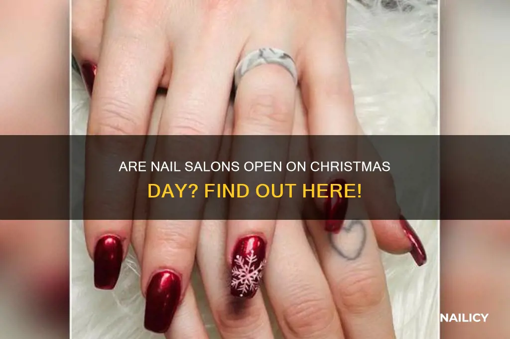 Nail Salons Open On Christmas Eve