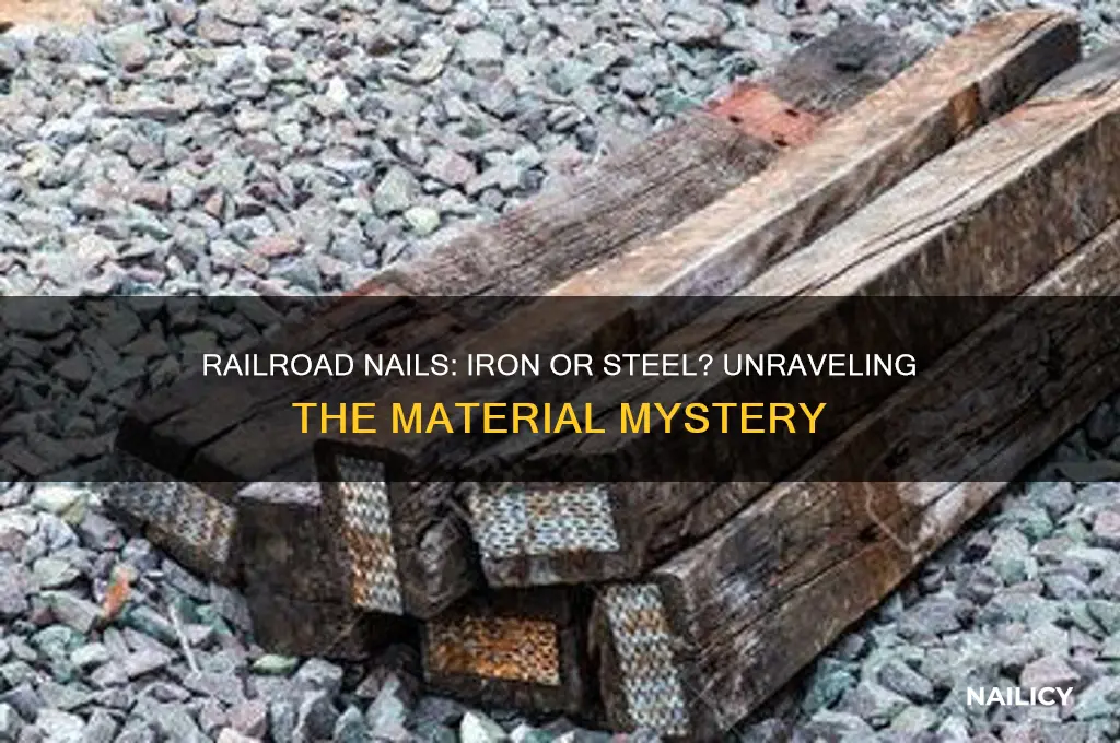 Railroad Nails: Iron Or Steel? Unraveling The Material Mystery | Nailicy