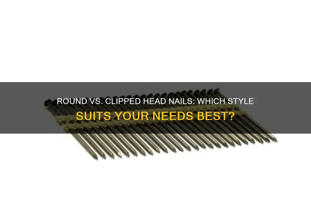 Round Vs. Clipped Head Nails: Which Style Suits Your Needs Best? | Nailicy