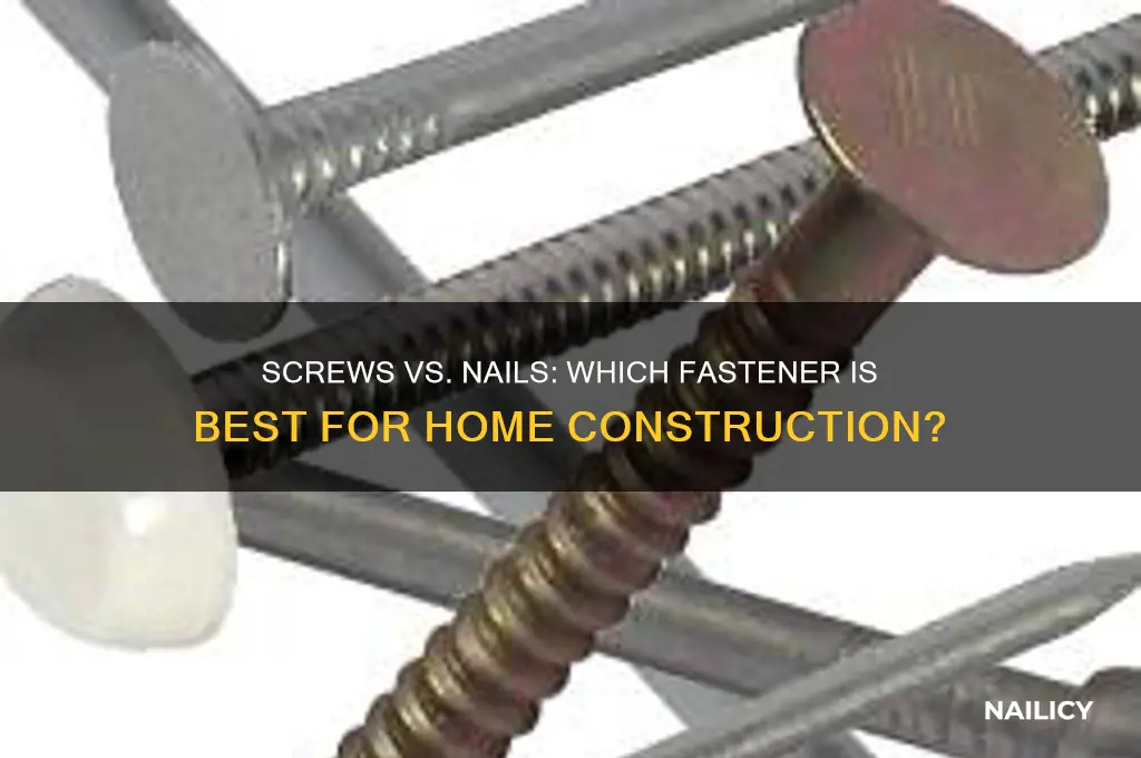 Screws Vs. Nails: Which Fastener Is Best For Home Construction? | Nailicy