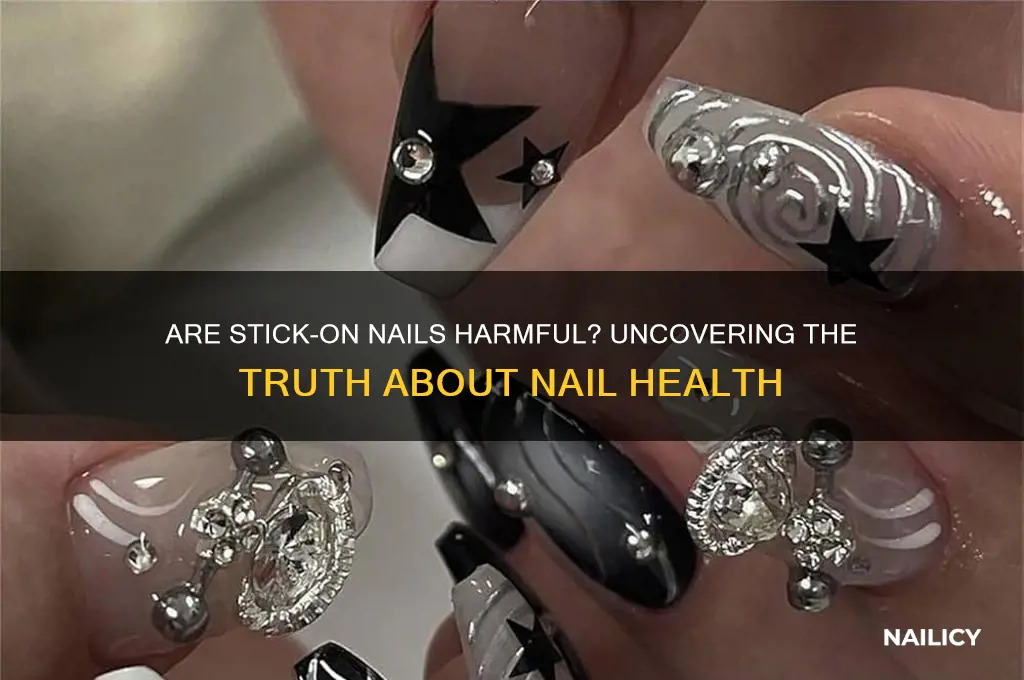 Are Stick-On Nails Harmful? Uncovering The Truth About Nail Health ...
