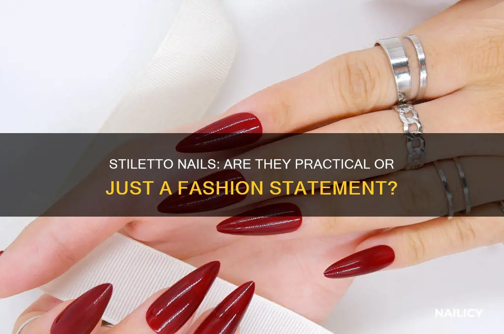 Stiletto Nails: Are They Practical Or Just A Fashion Statement? | Nailicy