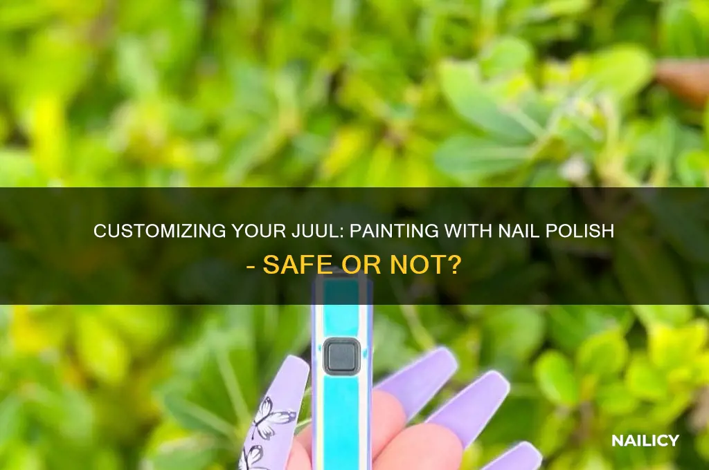Customizing Your Juul: Painting With Nail Polish - Safe Or Not? | Nailicy