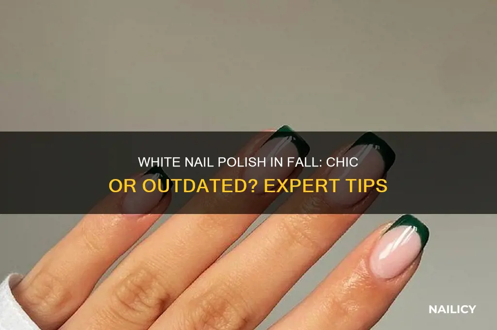 White Nail Polish In Fall: Chic Or Outdated? Expert Tips | Nailicy