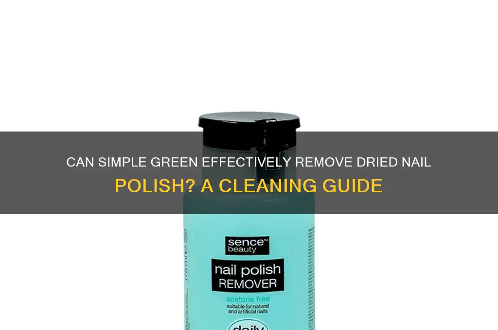 Can Simple Green Effectively Remove Dried Nail Polish? A Cleaning Guide ...