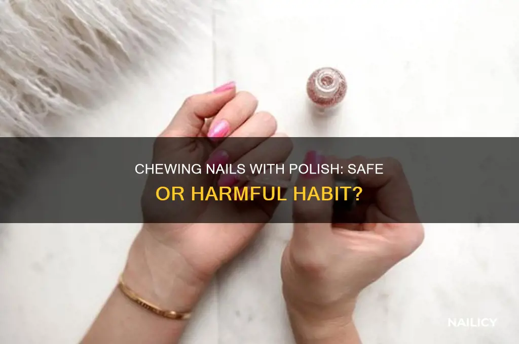 Chewing Nails With Polish: Safe Or Harmful Habit? | Nailicy