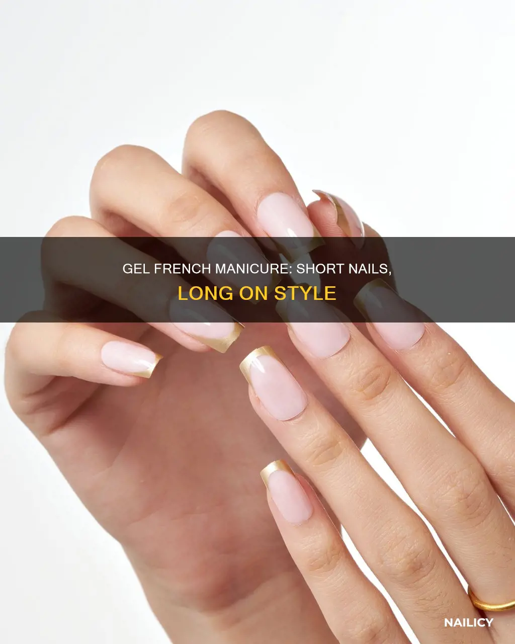 Gel French Manicure: Short Nails, Long On Style | Nailicy