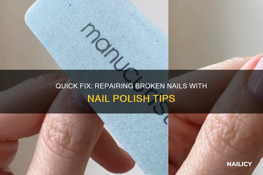 Quick Fix: Repairing Broken Nails With Nail Polish Tips | Nailicy