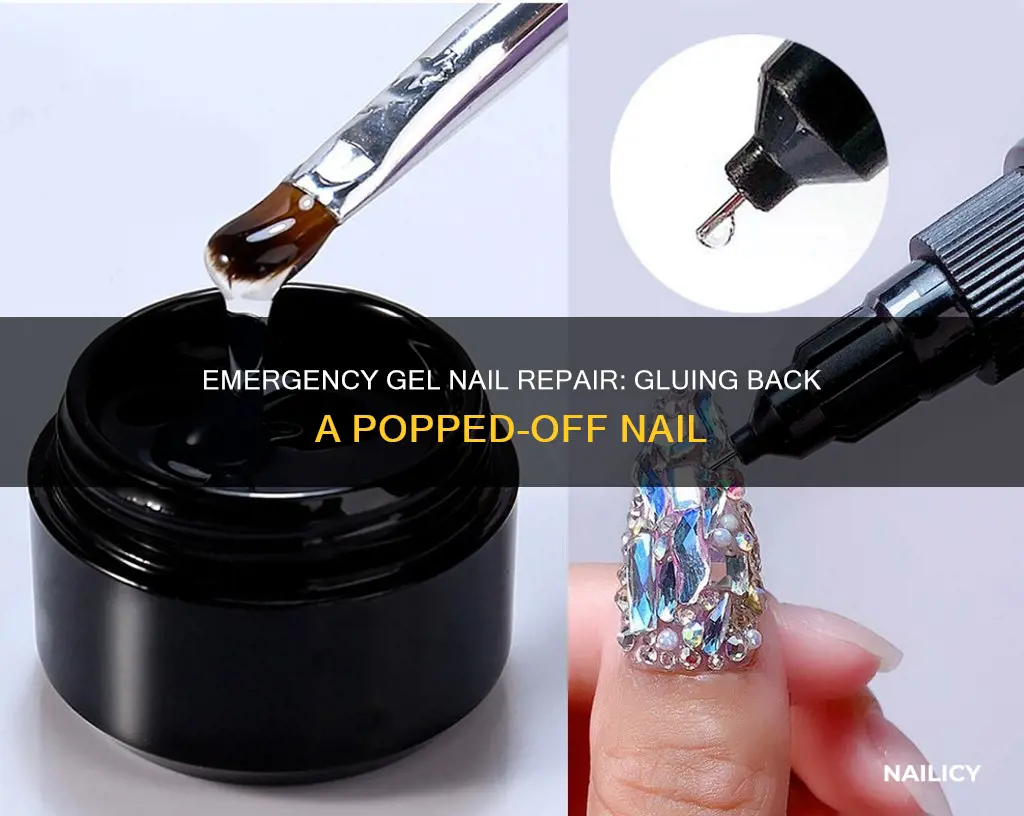 Emergency Gel Nail Repair: Gluing Back A Popped-Off Nail | Nailicy