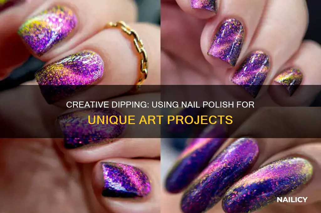 Creative Dipping: Using Nail Polish For Unique Art Projects | Nailicy