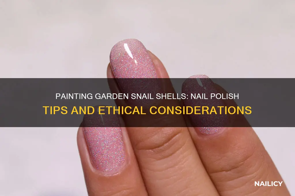 Painting Garden Snail Shells: Nail Polish Tips And Ethical ...