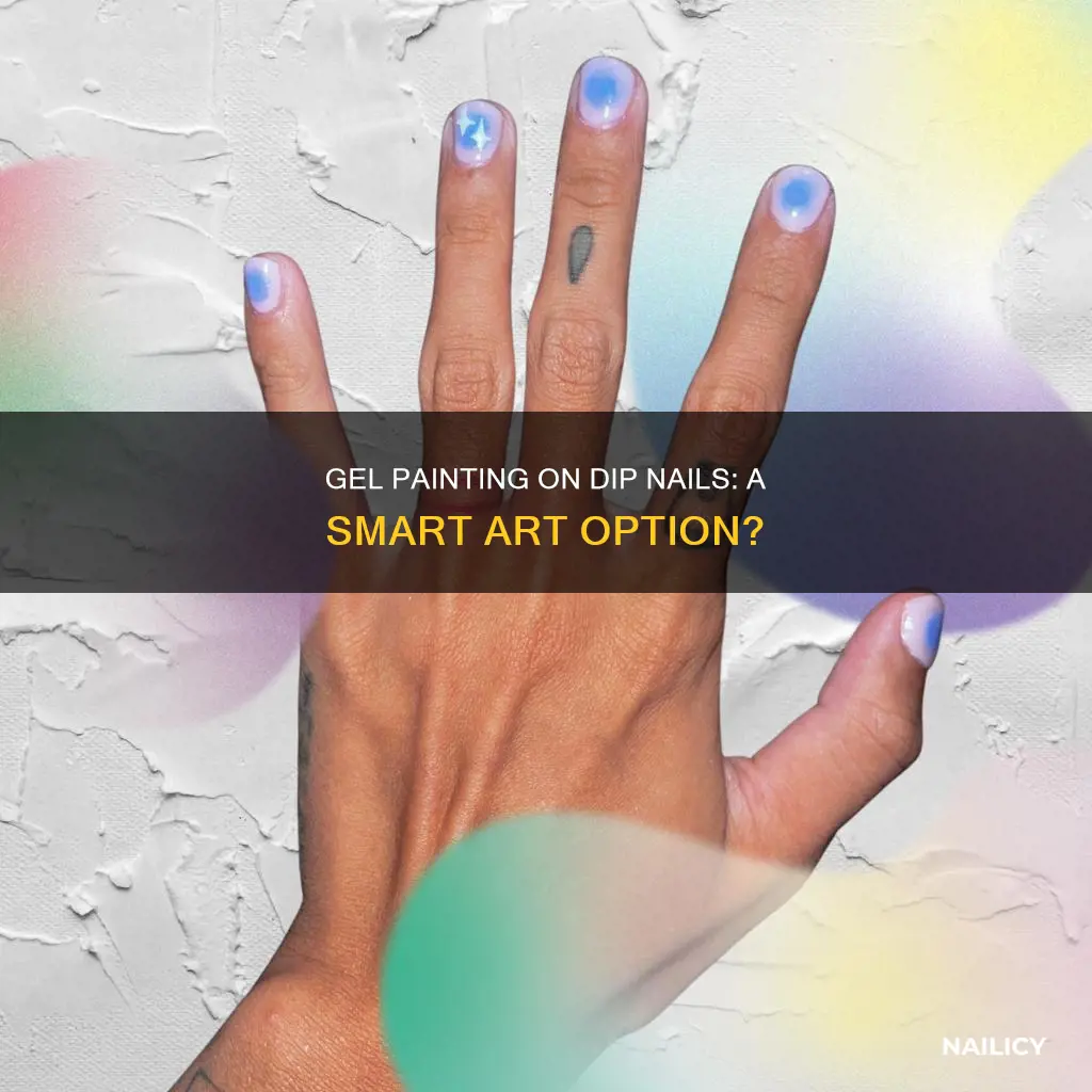 Gel Painting On Dip Nails: A Smart Art Option? | Nailicy