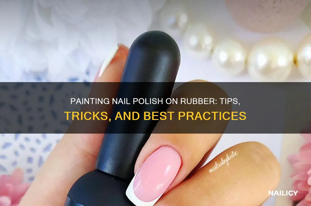 Painting Nail Polish On Rubber: Tips, Tricks, And Best Practices | Nailicy