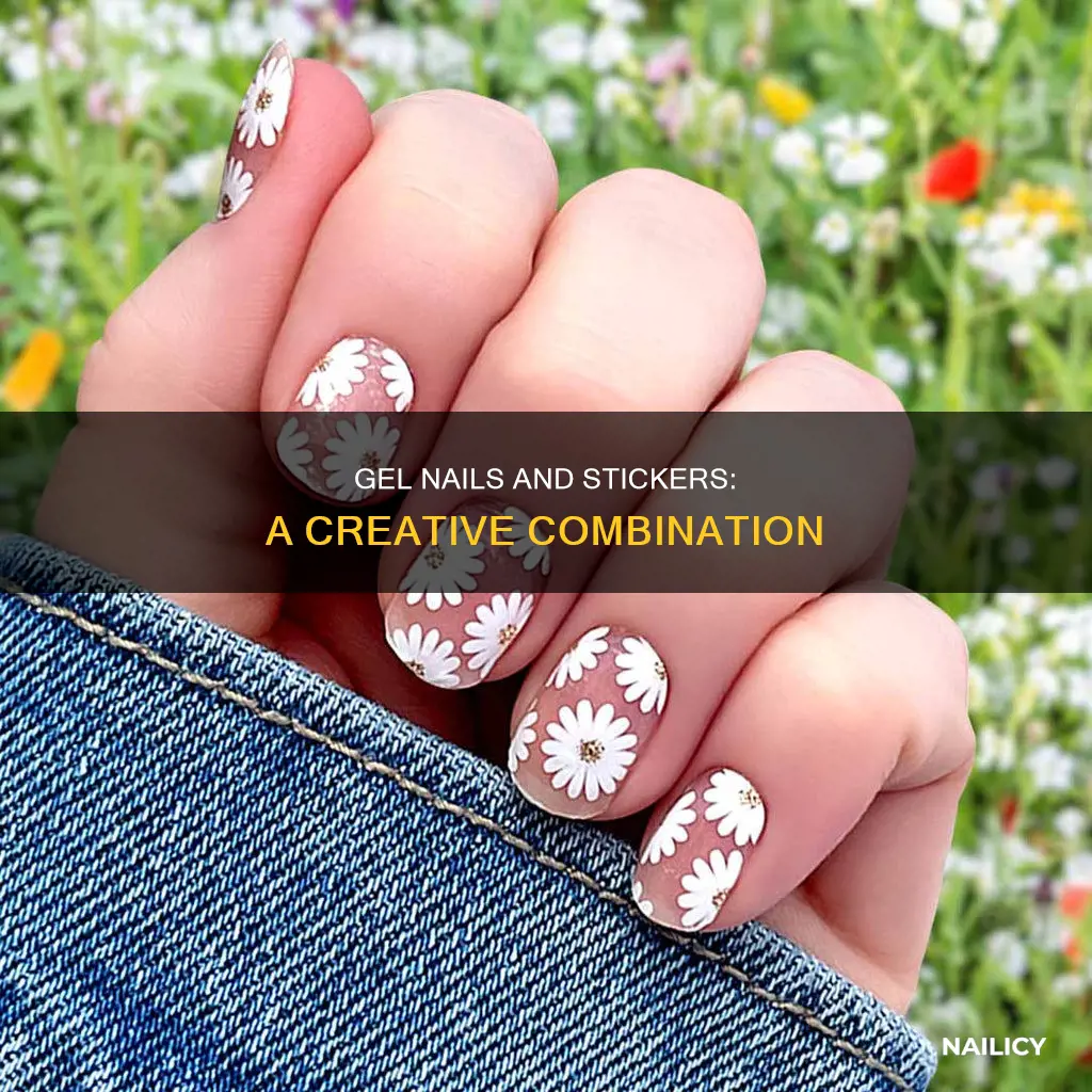 Gel Nails And Stickers: A Creative Combination | Nailicy