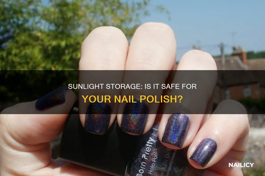 Sunlight Storage: Is It Safe For Your Nail Polish? | Nailicy