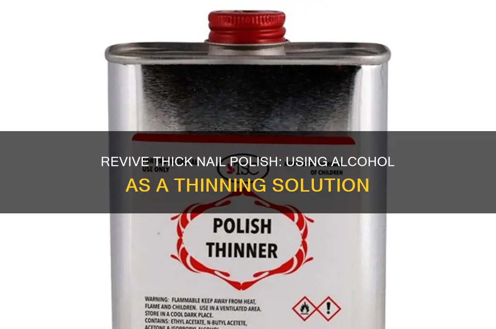 Revive Thick Nail Polish: Using Alcohol As A Thinning Solution | Nailicy