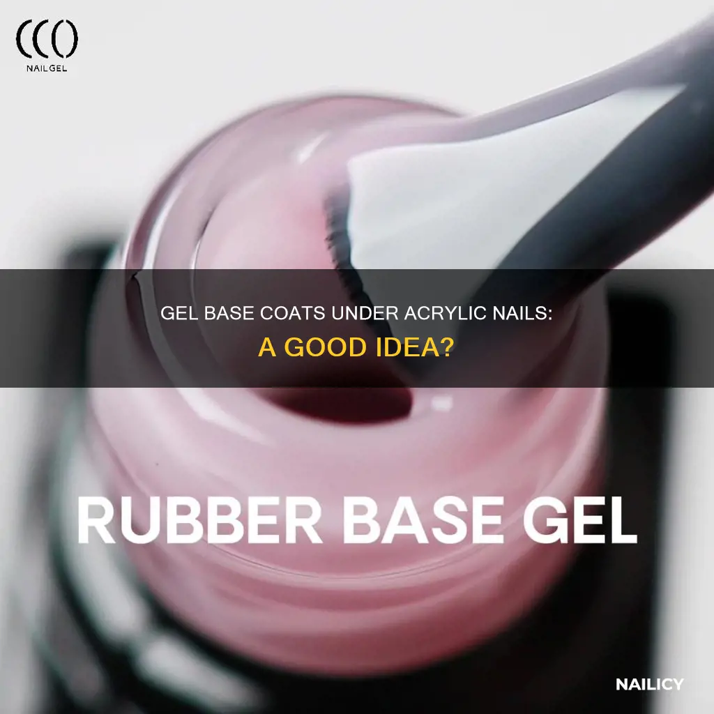 Gel Base Coats Under Acrylic Nails: A Good Idea? | Nailicy