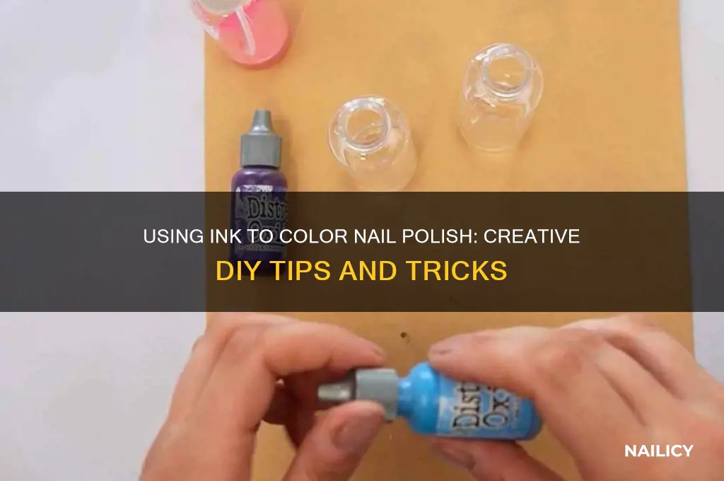 Using Ink To Color Nail Polish: Creative Diy Tips And Tricks | Nailicy