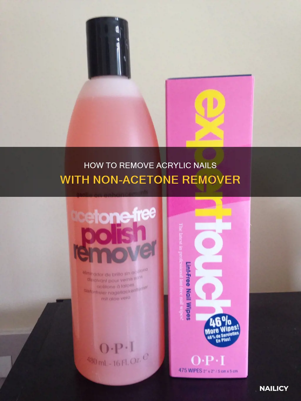 How To Remove Acrylic Nails With Non-Acetone Remover | Nailicy