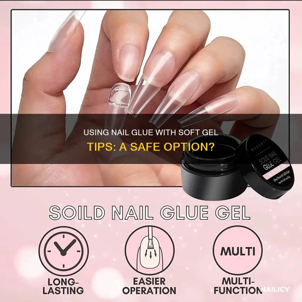 Using Nail Glue With Soft Gel Tips: A Safe Option? | Nailicy