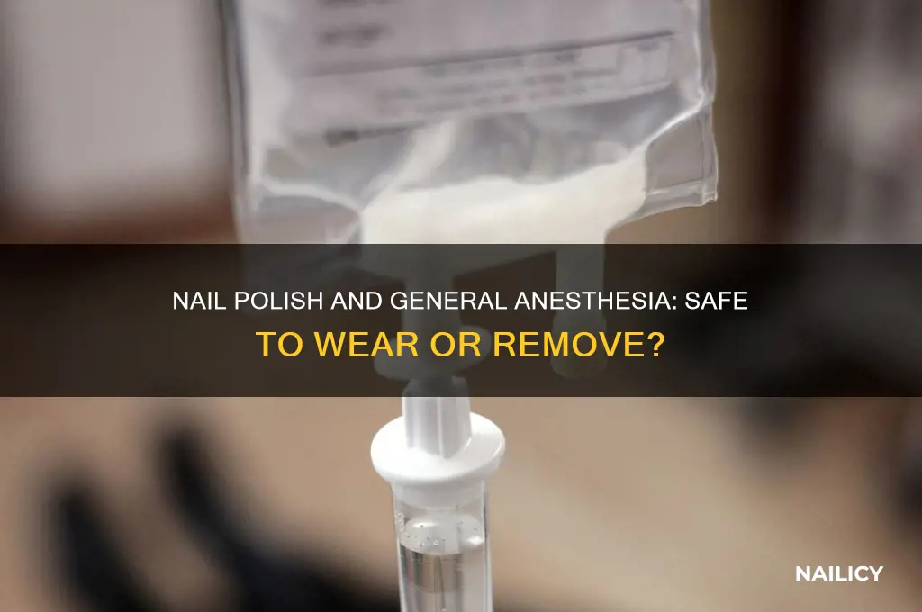 Nail Polish And General Anesthesia: Safe To Wear Or Remove? | Nailicy