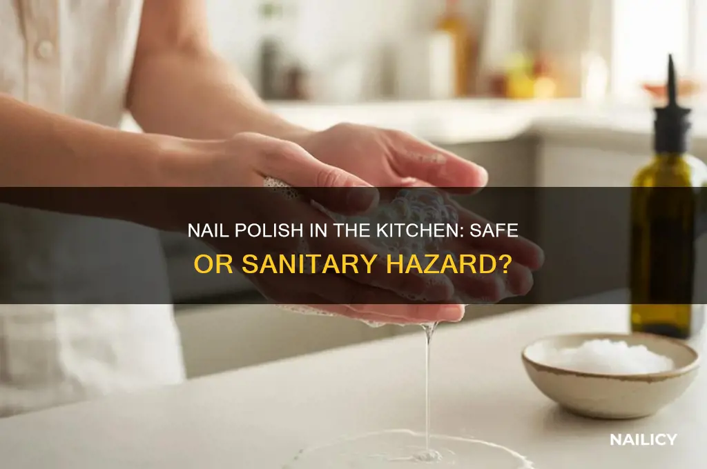 Nail Polish In The Kitchen: Safe Or Sanitary Hazard? | Nailicy