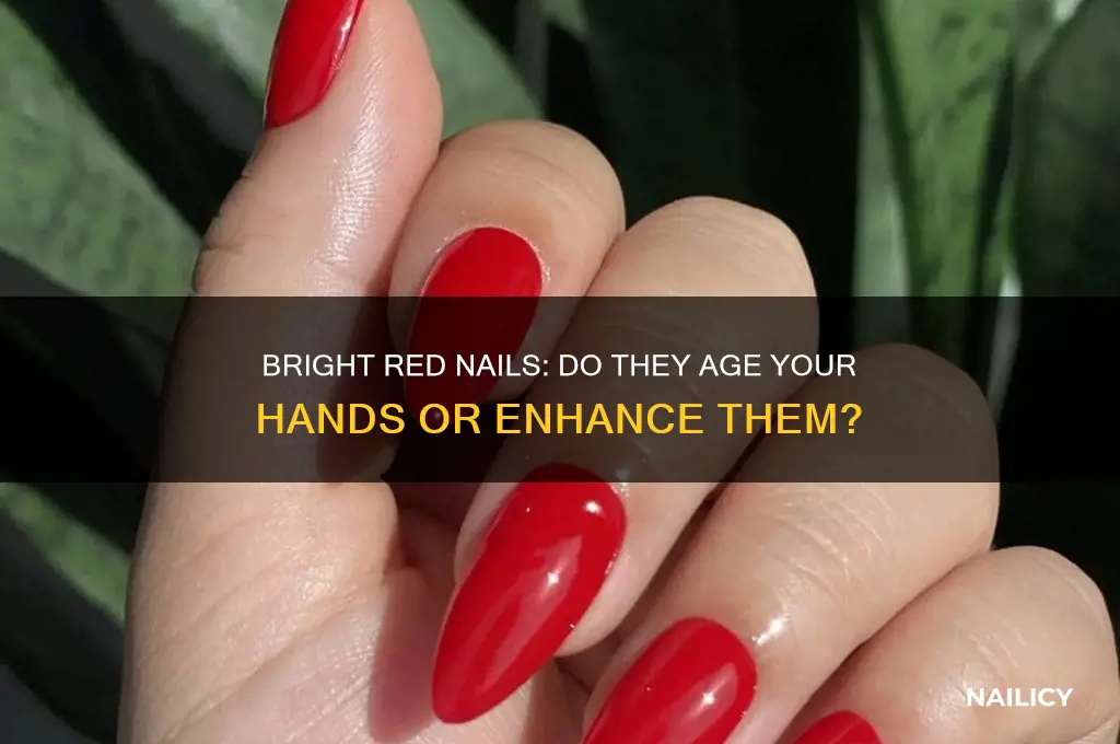 Bright Red Nails: Do They Age Your Hands Or Enhance Them? | Nailicy