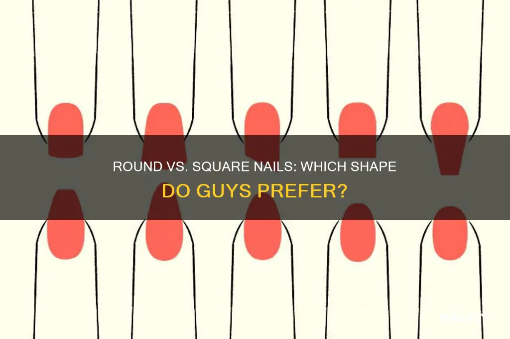 Round Vs. Square Nails: Which Shape Do Guys Prefer? | Nailicy