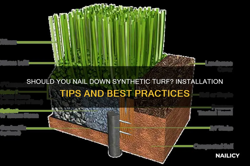 Should You Nail Down Synthetic Turf? Installation Tips And Best ...
