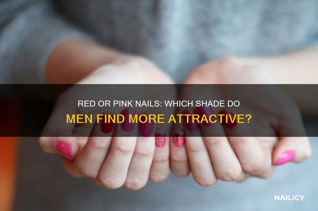Red Or Pink Nails: Which Shade Do Men Find More Attractive? | Nailicy