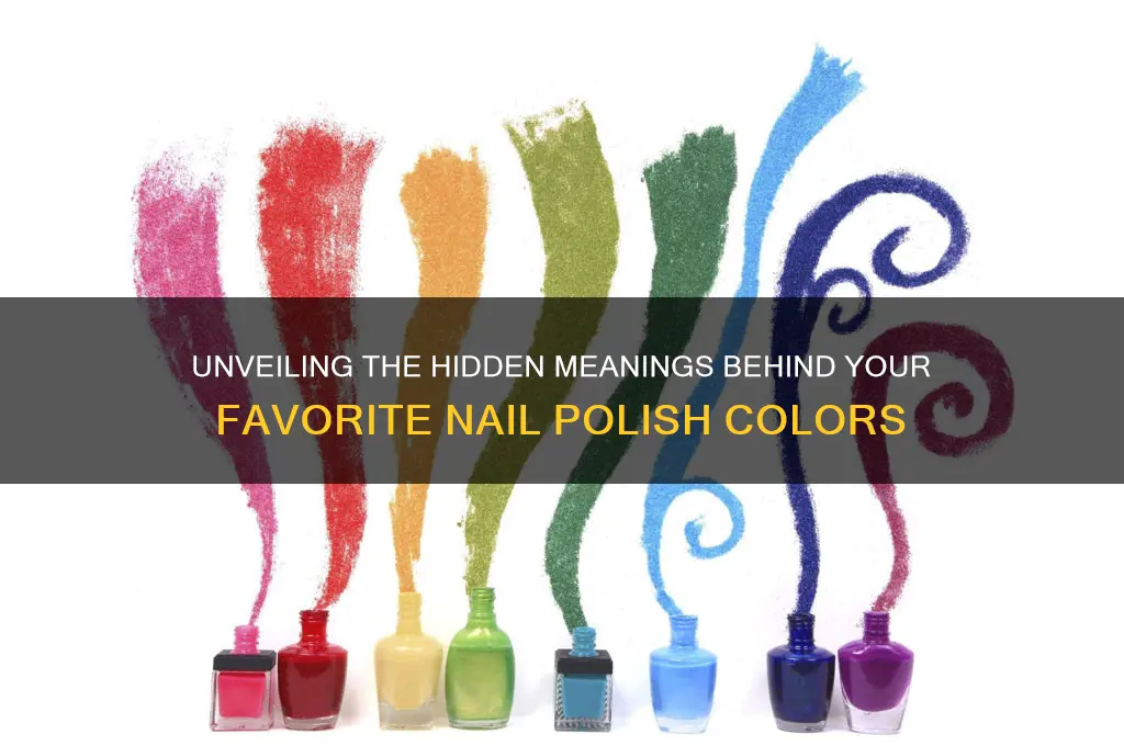 Unveiling The Hidden Meanings Behind Your Favorite Nail Polish Colors ...