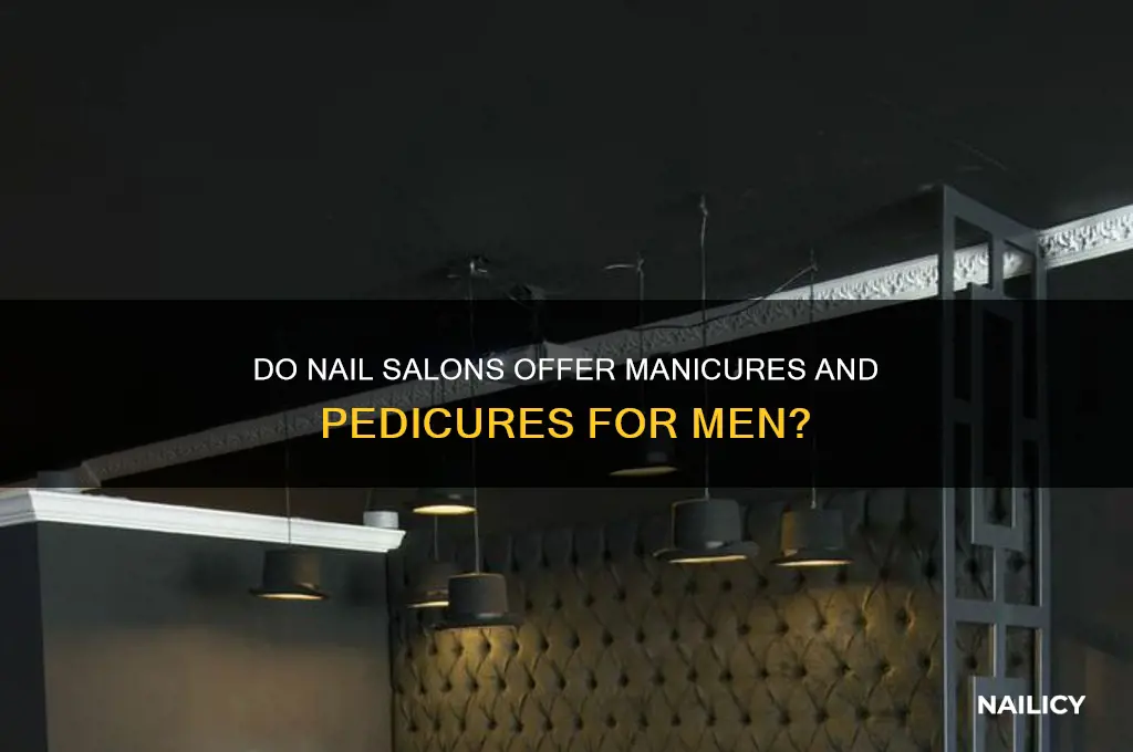 Do Nail Salons Offer Manicures And Pedicures For Men? | Nailicy