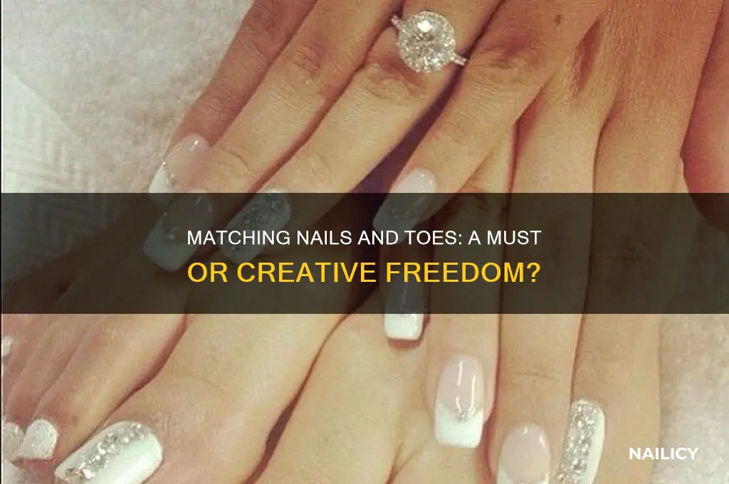Matching Nails And Toes: A Must Or Creative Freedom? | Nailicy