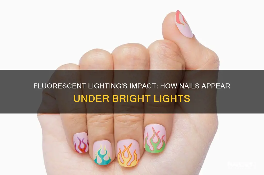 Fluorescent Lighting's Impact: How Nails Appear Under Bright Lights ...