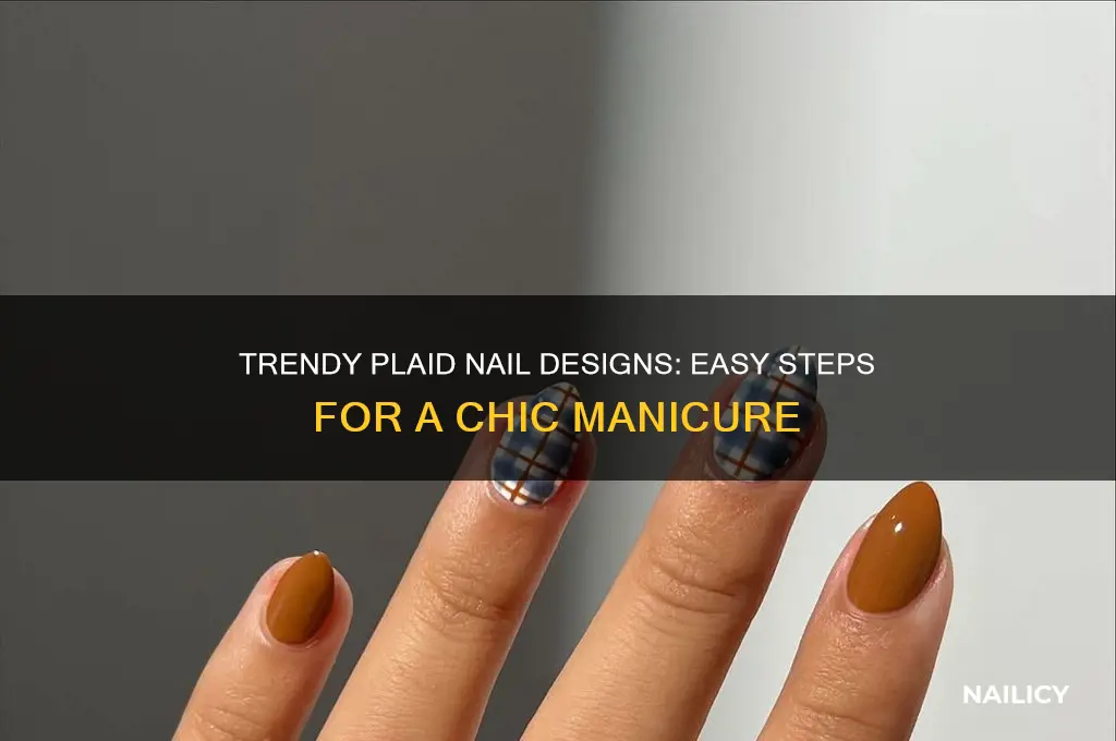 Trendy Plaid Nail Designs: Easy Steps For A Chic Manicure | Nailicy