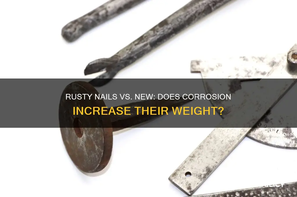 Rusty Nails Vs. New: Does Corrosion Increase Their Weight? | Nailicy