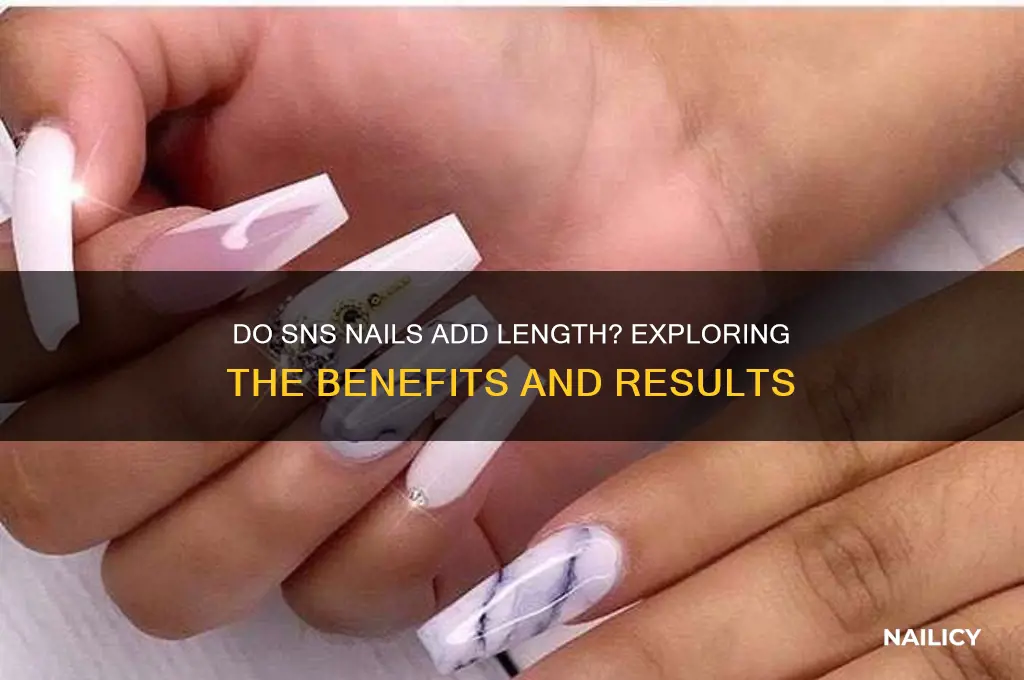 Do Sns Nails Add Length? Exploring The Benefits And Results | Nailicy
