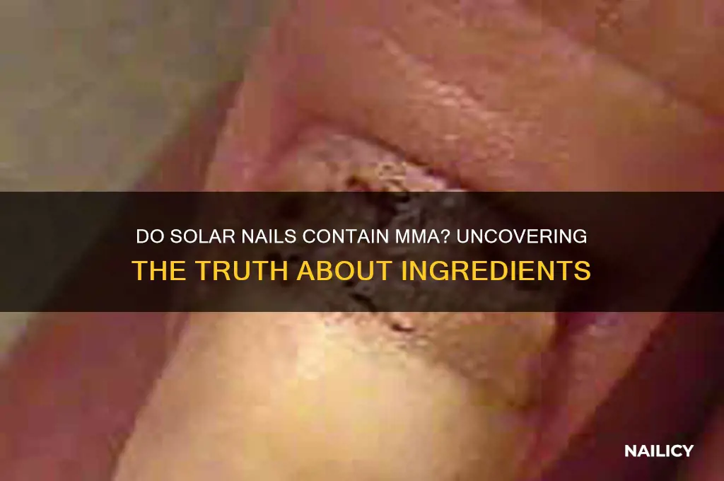 Do Solar Nails Contain Mma? Uncovering The Truth About Ingredients ...