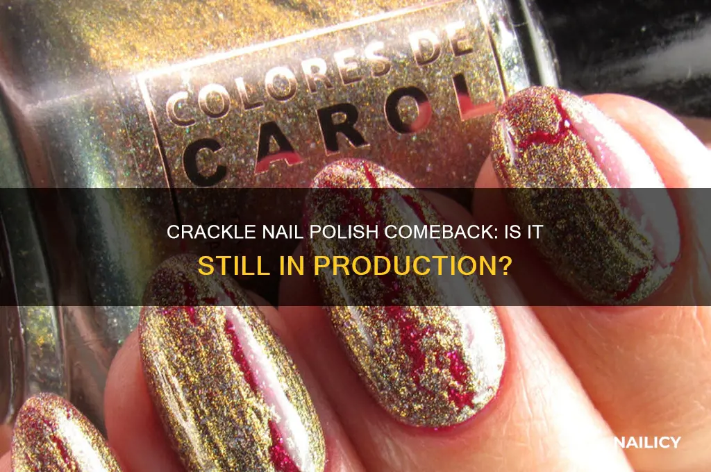 Crackle Nail Polish Comeback: Is It Still In Production? | Nailicy