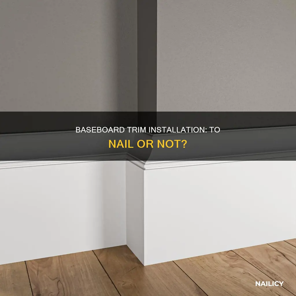 Baseboard Trim Installation: To Nail Or Not? | Nailicy