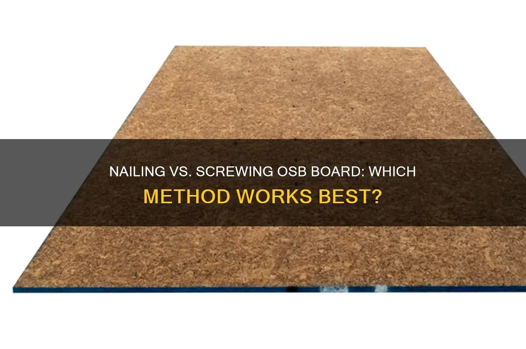 Nailing Vs. Screwing Osb Board: Which Method Works Best? | Nailicy