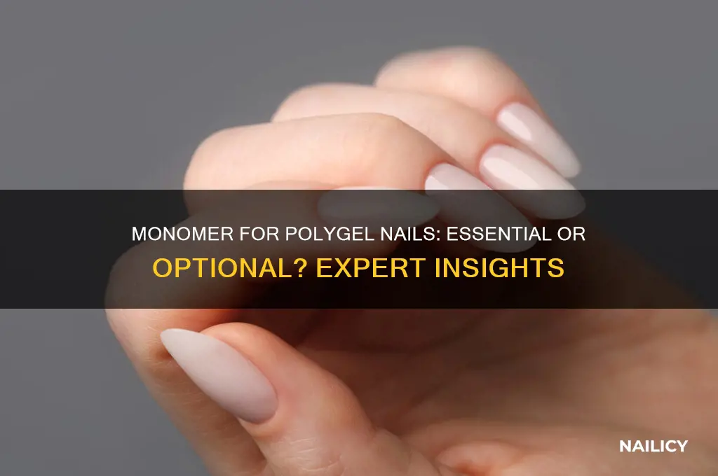 Monomer For Polygel Nails: Essential Or Optional? Expert Insights | Nailicy
