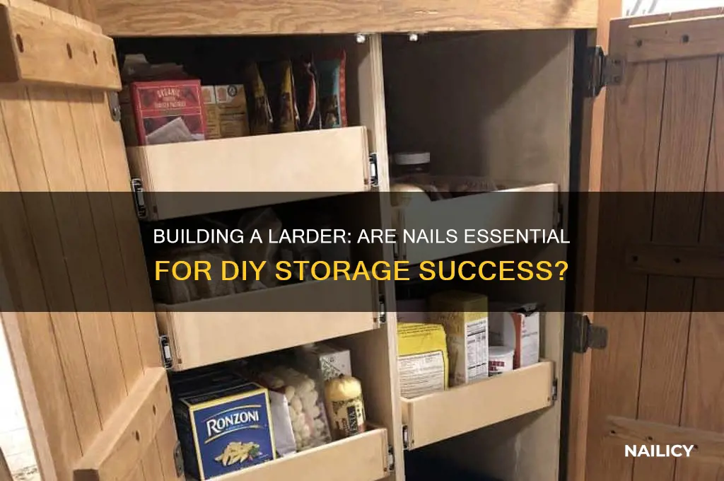 Building A Larder: Are Nails Essential For Diy Storage Success? | Nailicy